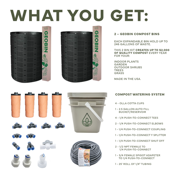 CottaCompost Olla Kit (with 2 Composters) - The Easiest Outdoor Compos ...